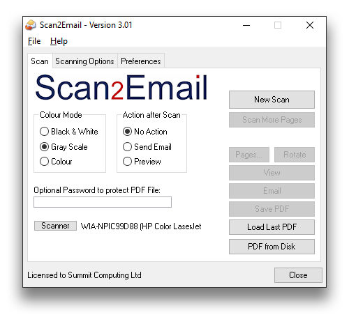 Scan To Email Scan2email